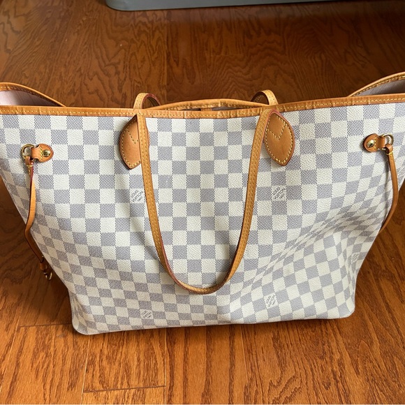 Bags | Authentic Louis Vuittondamier Azur Neo Neverfull Gm In Rose ...